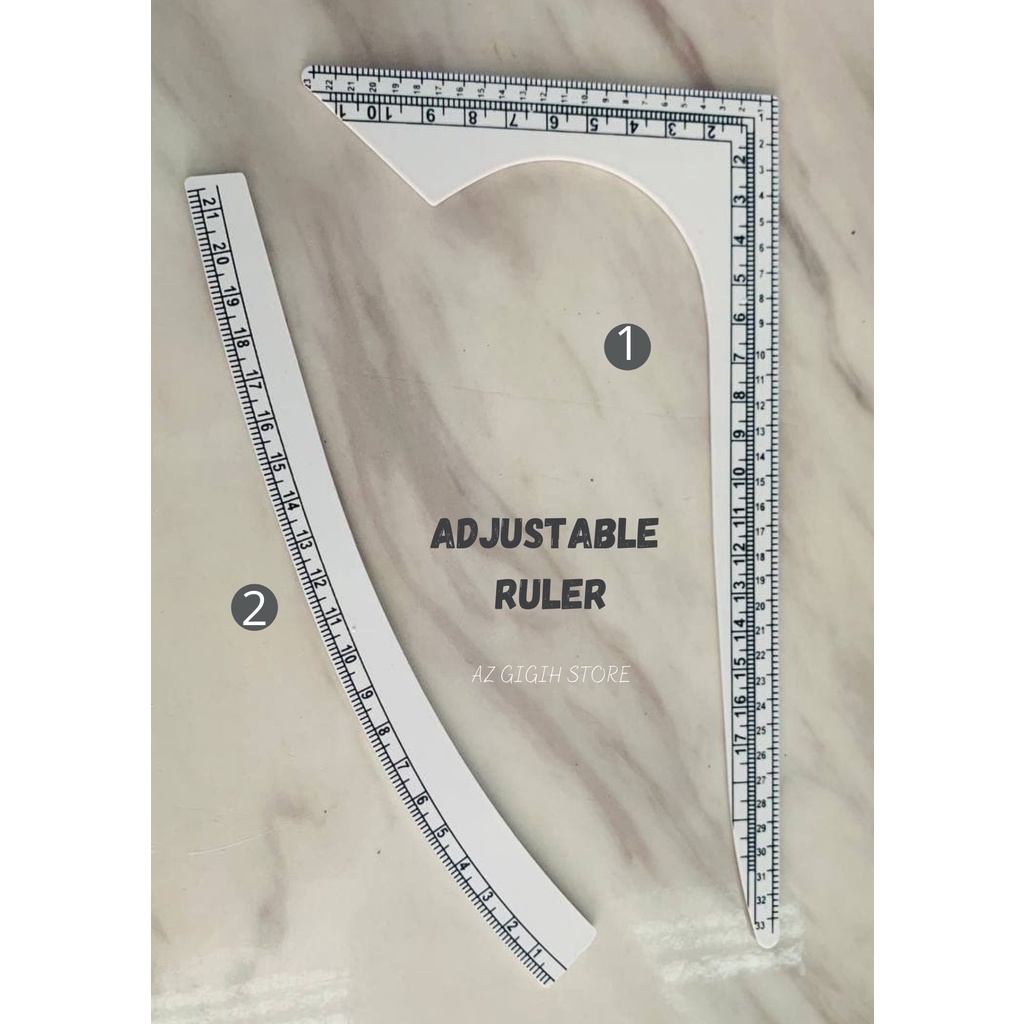 Pembaris Mini / Pembaris Skala / Tailoring Ruler/PVC Scale Ruler ...
