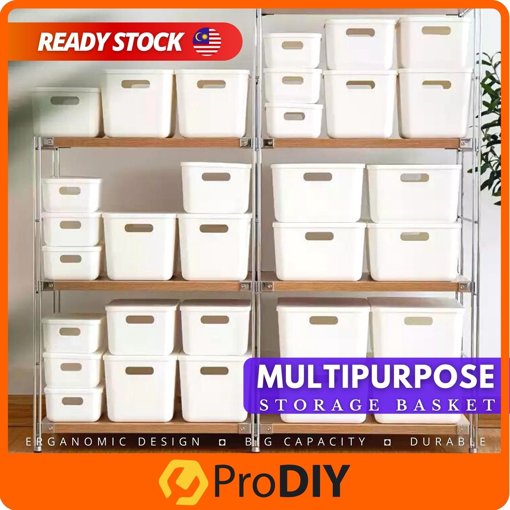 Multipurpose Muji Plastic Storage Box Kitchen Organizer Ready Stock ...