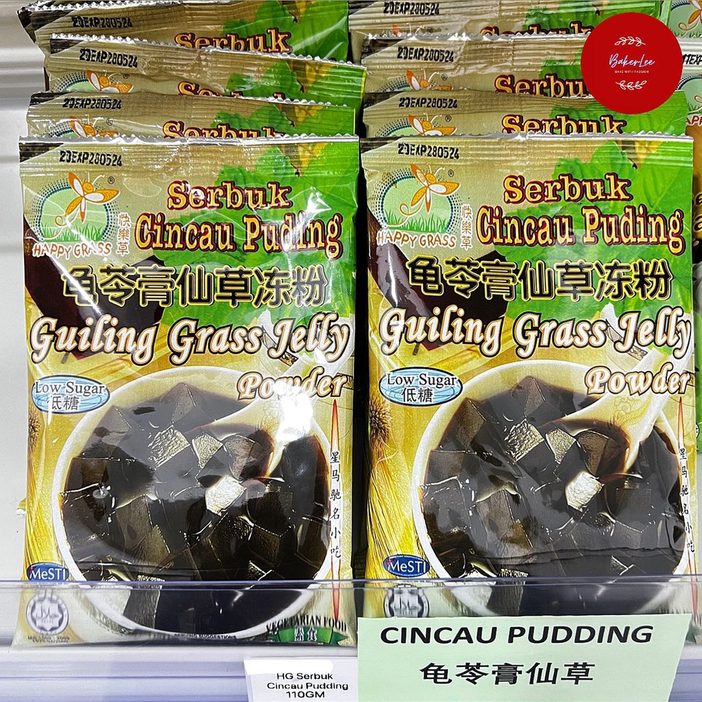 HAPPY GRASS GUILING GRASS JELLY POWDER 110G SERBUK CINCAU PUDING ...