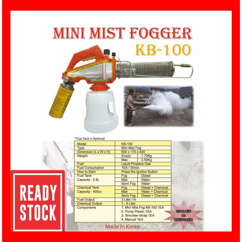 Mini Fogger 400cc KB-100 (Made in Korea) | Shopee Malaysia