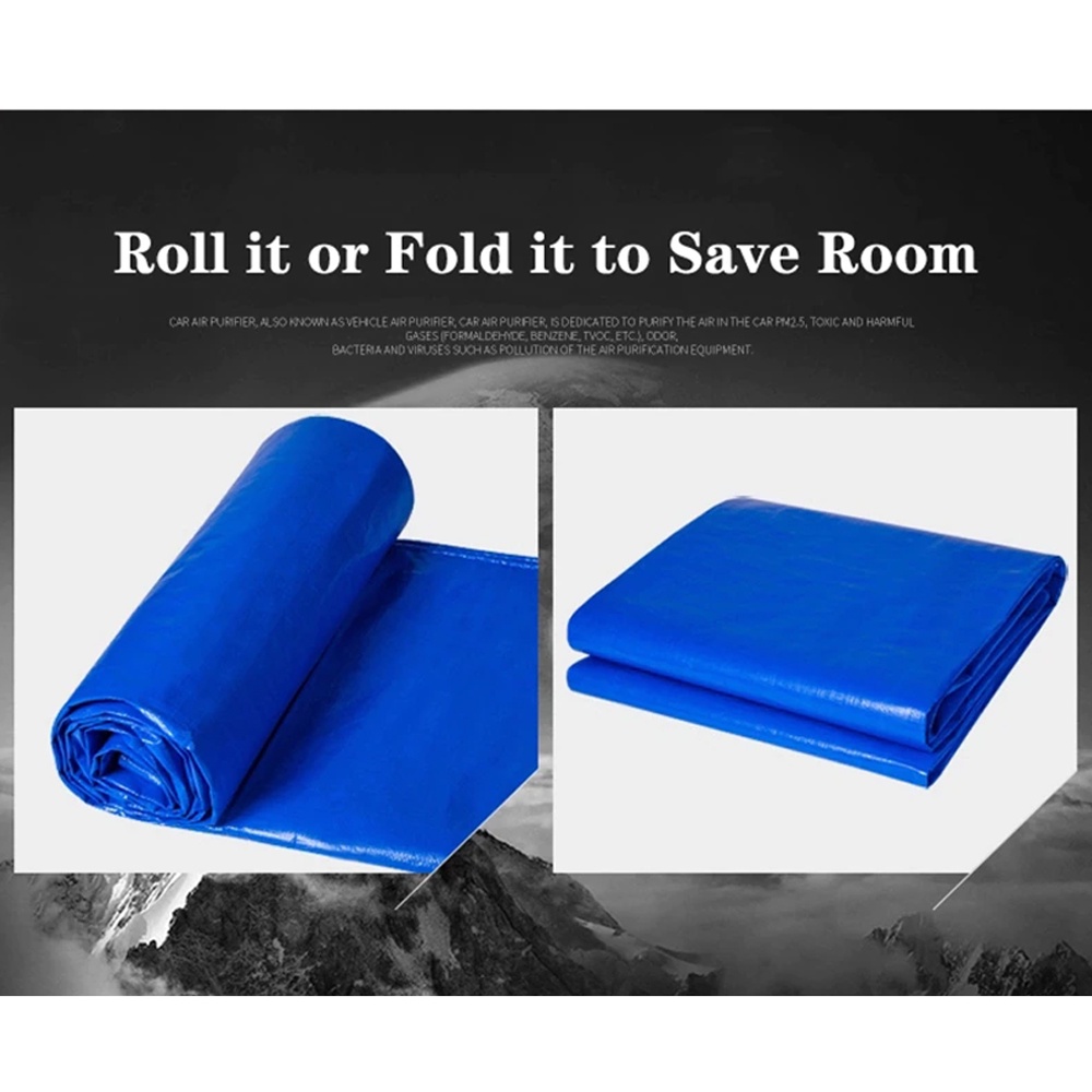 Multipurpose Waterproof PE Tarpaulin Canvas Ground Sheet Truck Cover ...