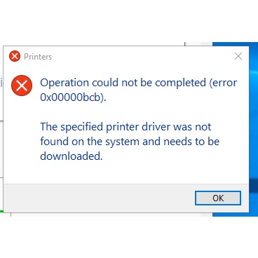 Troubleshooting Error 0x00000bcb "Windows cannot connect to printer" on ...