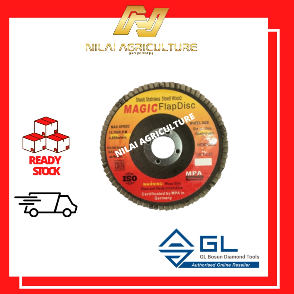 4" Magic Flap Disc for Angle Grinder - 1 pcs | Shopee Malaysia