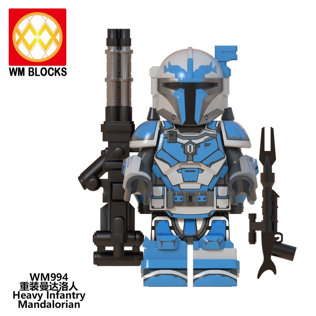 Star Wars Minifigures Building Blocks Toys Mandalorian Series Ahsoka ...