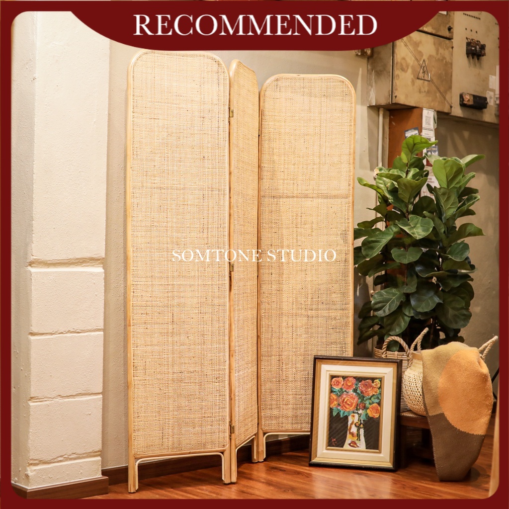 Grade A Rattan Folding Screen Room Divider / Home Decor Interior ...