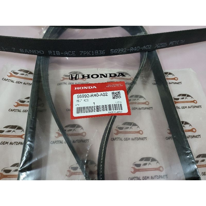 HONDA FAN BELT FOR 7PK1836 Honda Accord TAO 2.4 2008-2014 PROTON PERDANA 2013-2021 ODYSSEY RB3 2 ...