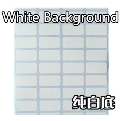 White Background Name Sticker (Waterproof)(Ready Stock) | Shopee Malaysia