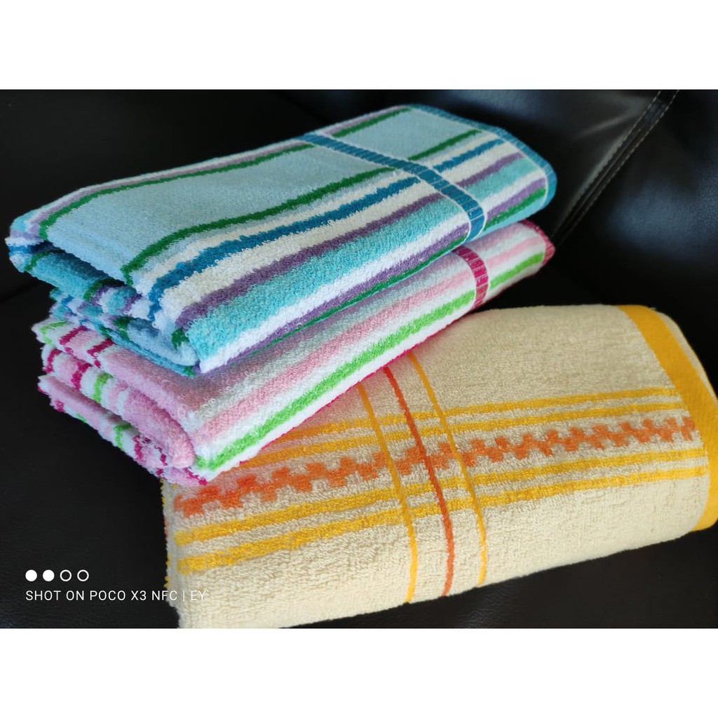 PIMA Cotton Home Bath Towel (64 x 130cm) / Tuala Mandi Dewasa (Ready ...