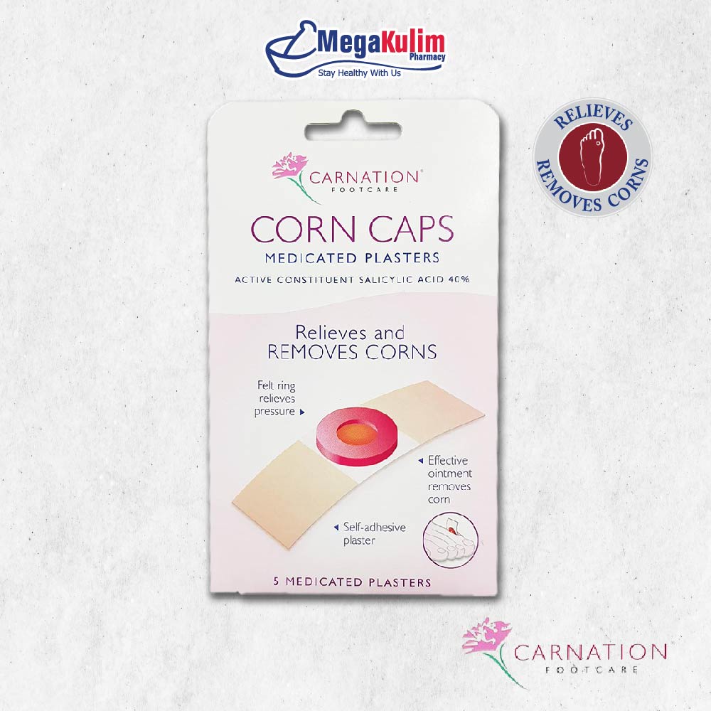 Carnation Footcare Corn Caps 5's | Shopee Malaysia