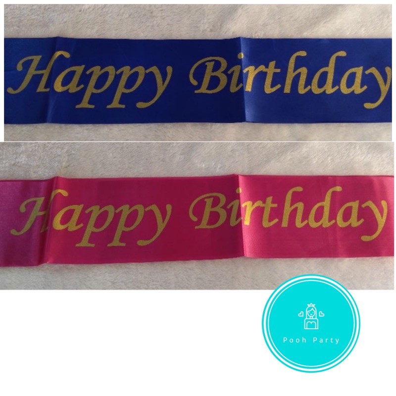 Malaysia Ready Stock🇲🇾 Happy Birthday Sash | Shopee Malaysia
