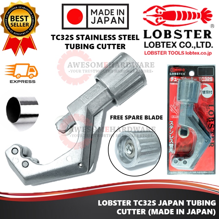 (MADE IN JAPAN) LOBSTER JAPAN TC-32S STAINLESS STEEL TUBING CUTTER TUBE ...