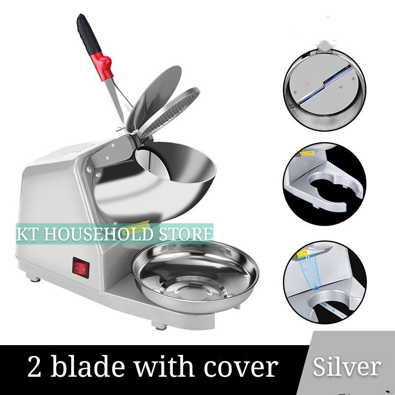 KT WARE 2 blade ice crusher machine ABC mesin ice shaver mesin ice Batu ...