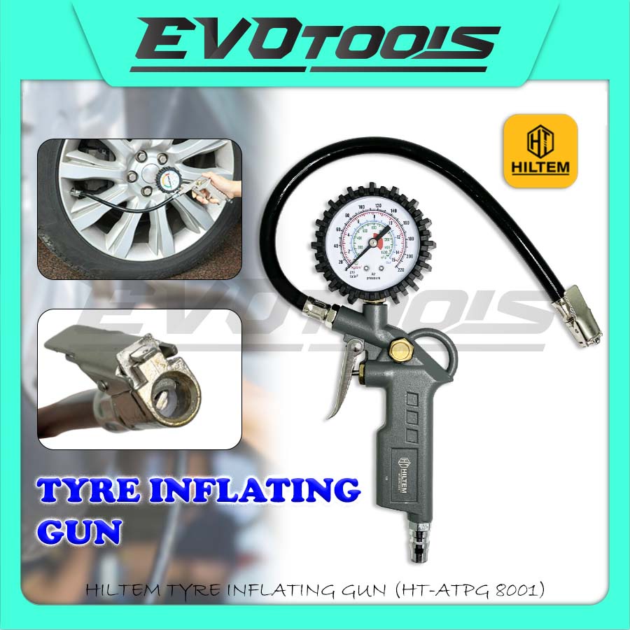 HILTEM TYRE INFLATING GUN (HT-ATPG 8001)/TIRE PRESSURE GUN/AIR ...