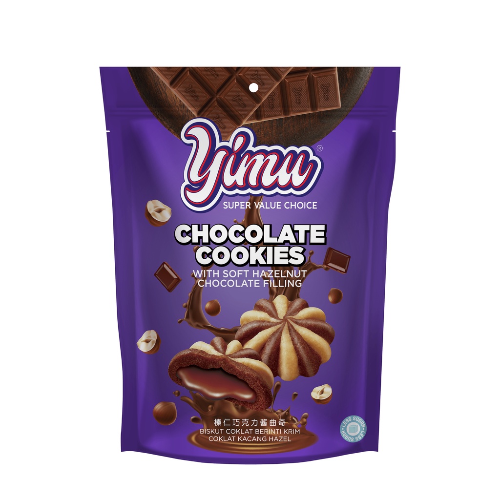 Yimu Premium Cookies 70g (Chocolate/White Coffee/Hazelnut/Cheese/ Strawberry/Oat Chocolate Chip ...