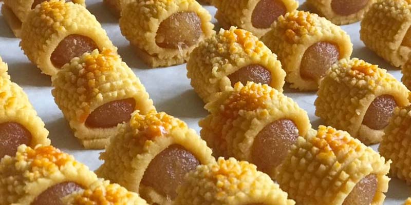 🌙KUIH RAYA⭐️Tart Nanas Biskut Tat Nenas Pineapple Roll Cookies 39 biji ...