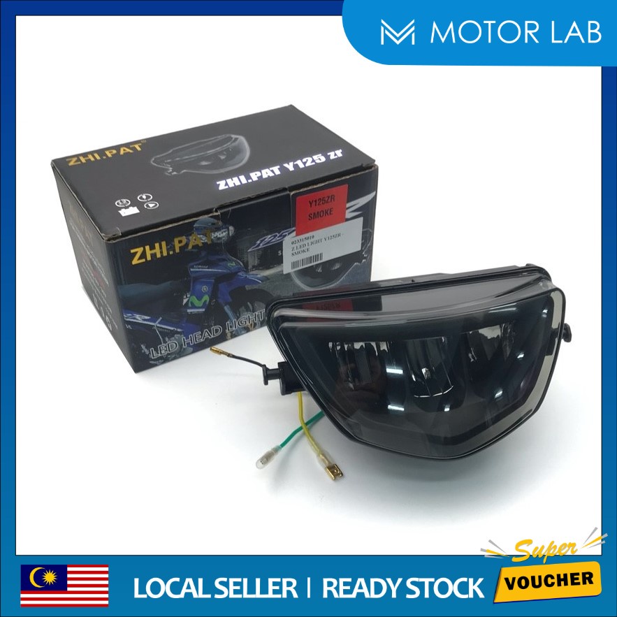 ZHIPHAT ZHI PHAT YAMAHA Y125Z Y125ZR Y125 125Z 125ZR LED HEAD LAMP LAMPU DEPAN SMOKE | Shopee ...
