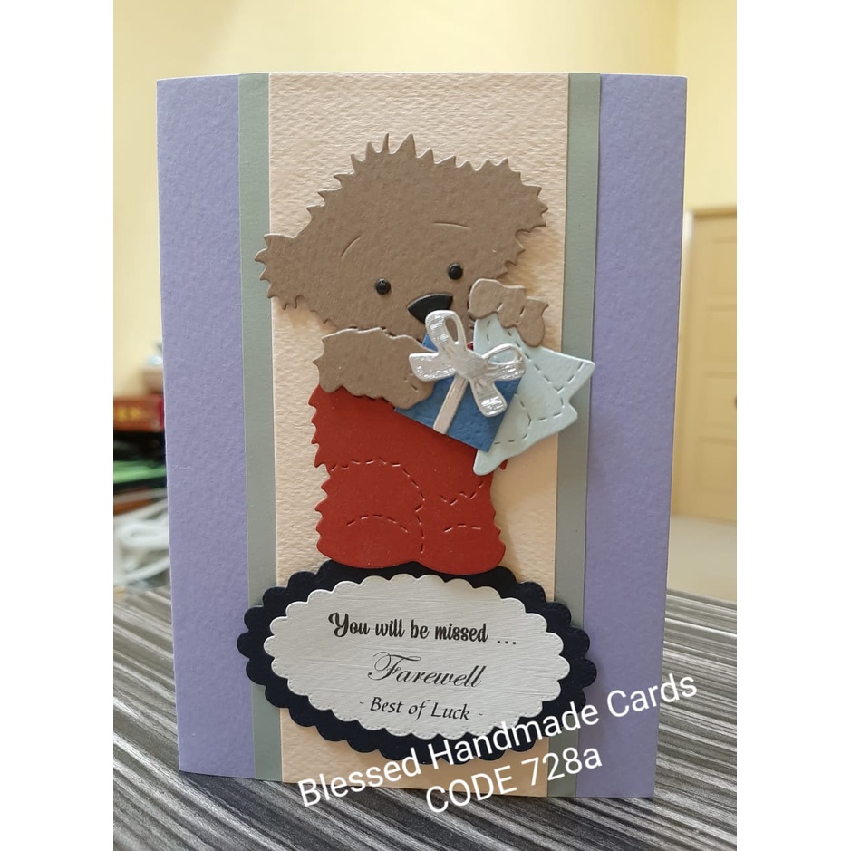 Handmade cards - Farewell / Goodbye / Best wishes / Good Luck Card (A6 ...