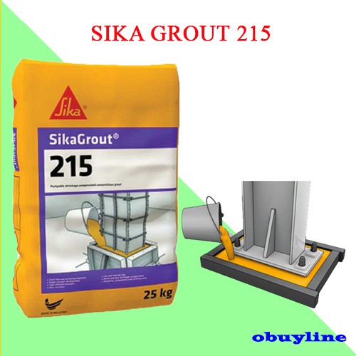 SIKA Non Shrink Grout 215 / PUMPABLE SHRINKAGE COMPENSATED CEMENTITIOUS ...