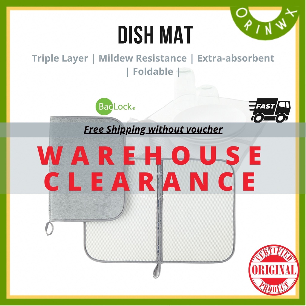 Norwex Dish mat with baclock | Shopee Malaysia