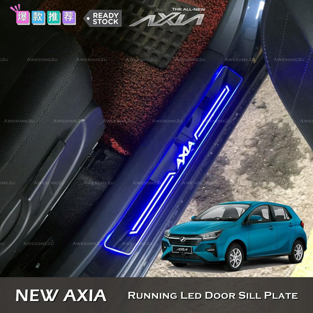 Awesome2u Perodua New Axia 2023 Running Light BLUE LED Door Sill Plate ...