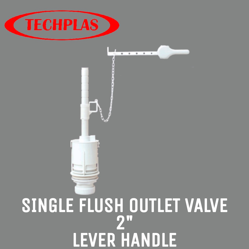 PAKAI Toilet Cistern Outlet Flush Valve Single Flush 40MM(1-1/2 ...