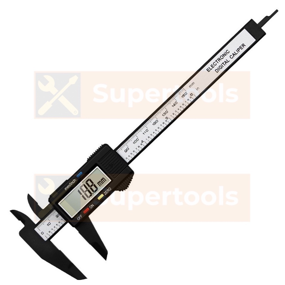 Electronic digital caliper 6"inch 150mm Digital Caliper Plastic LCD ...