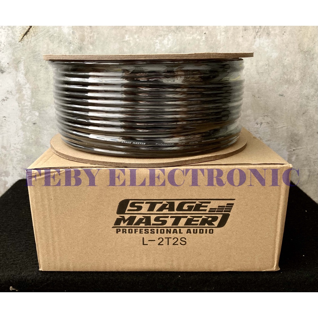 Stage Master Microphone Cable L2T2S Cable Mic (1 roll 100 meters ...