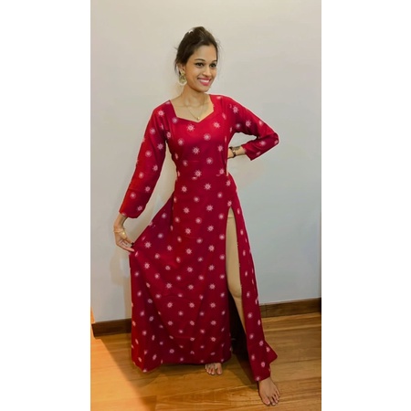 Indian Modern Slit kurthi | Shopee Malaysia