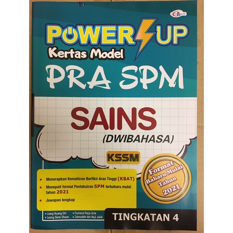 kertas Model PRA SPM Sains Tingkatan 4 | Shopee Malaysia
