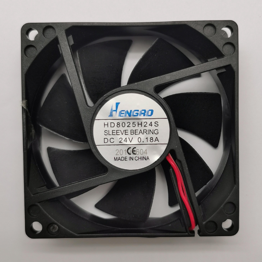 HENGRD 24VDC Axial Blower Fan with Sleeve Bearing 80 x 80 x 25mm (HD8025H24S) | Shopee Malaysia