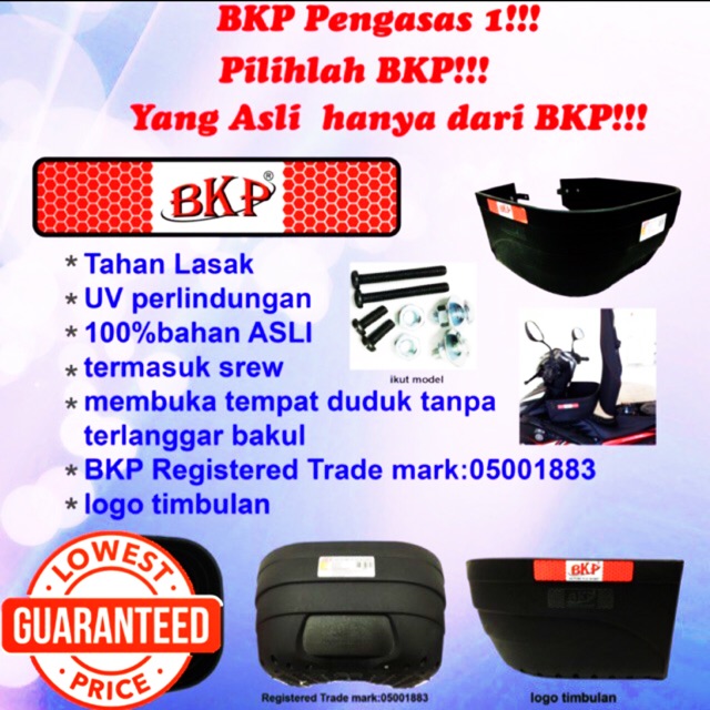 BKP Baskets Plastic Motorcycle 100% Original BKP Bakul Plastic BKP ...