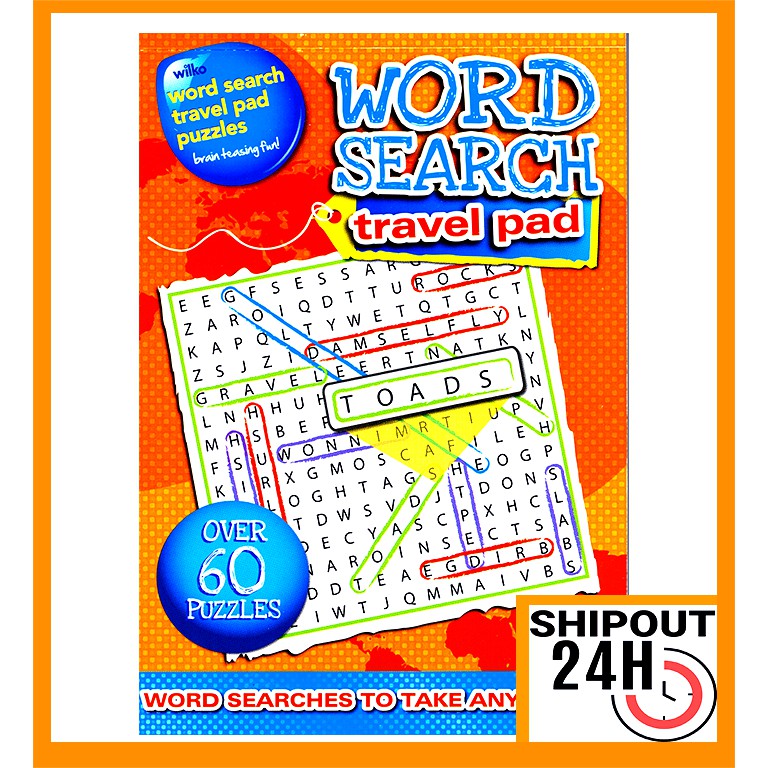 Word Search Travel Pad | Shopee Malaysia