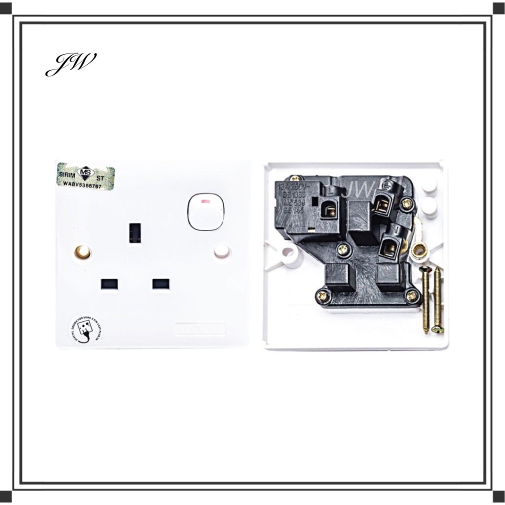 1-Gang SP Switched Socket Outlet (8.5cm) | Shopee Malaysia