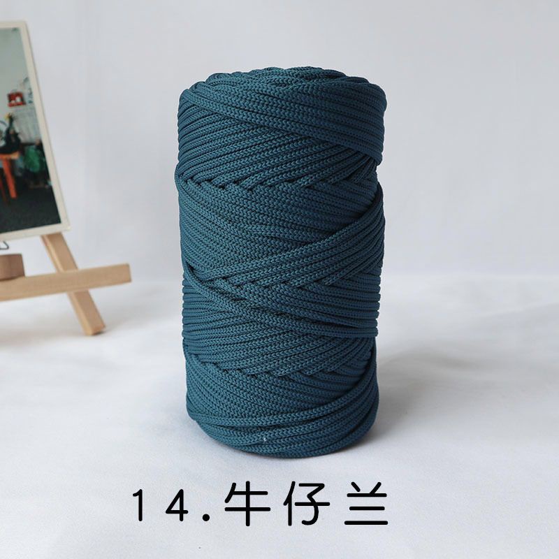 PP Spring 4MM Yarn benang Kait Yarn (300 gram) 4mm Premium Chunky rope ...