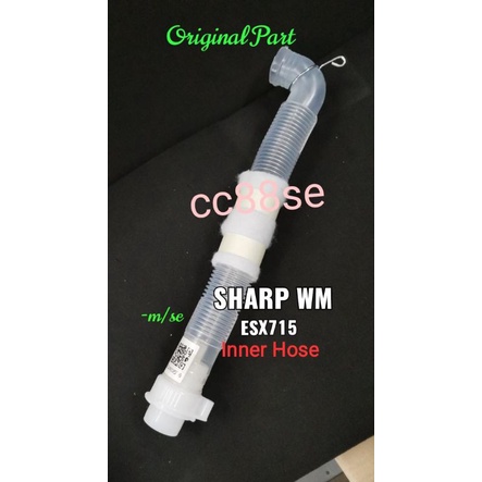 SHARP WASHING MACHINE INNER DRAIN HOSE ESX705 ESX715 ESX1168 ESX1021 ...