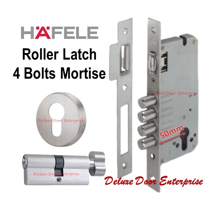 Hafele Roller Latch Mortise Lock 4 Bolt Mortise Lock Pull Handle Lock ...