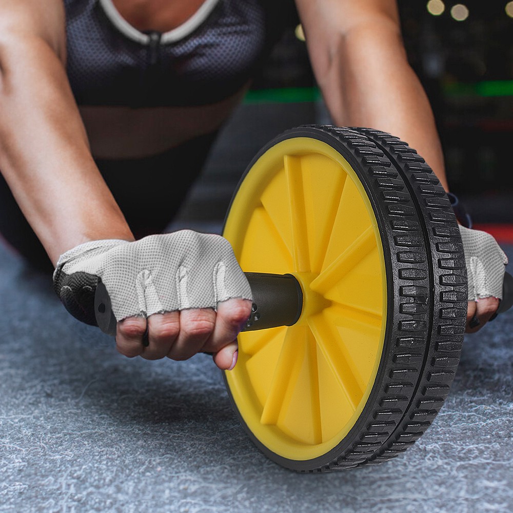 Abdominal Exercise Ab Wheel Roller Home Gym Workout Exercise Equipment ...