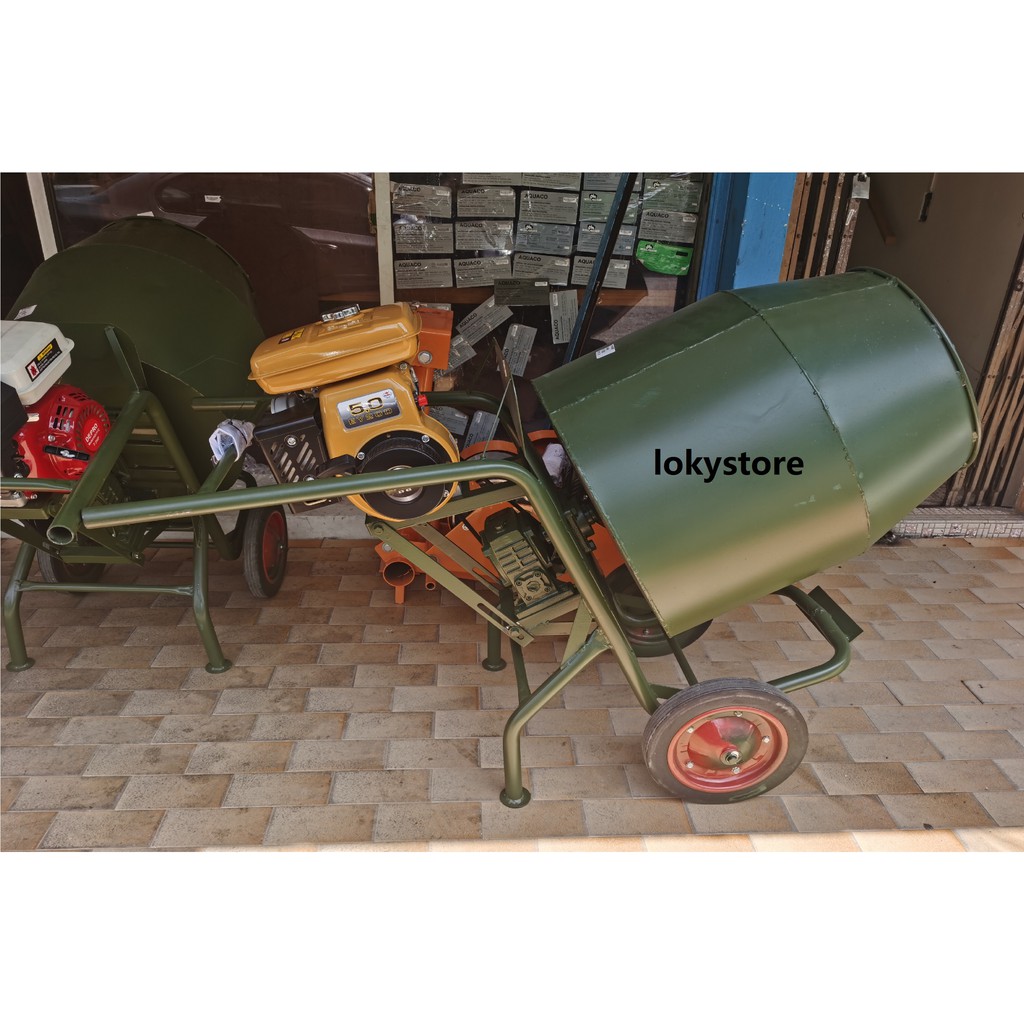 Mini Concrete Mixer 3T WITH Petrol Engine 7HP / Robin Engine 5HP ...