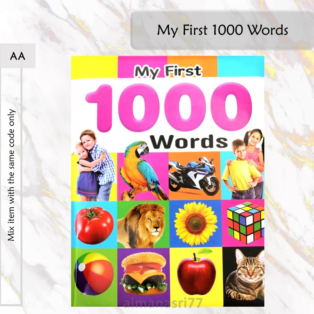 My 1000 First Words / My First Book / Child Friendly Book / My Early ...