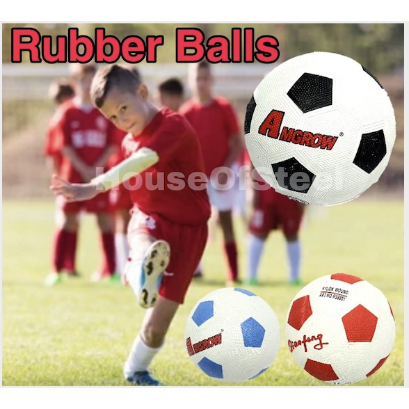 RUBBER FOOTBALL BOLA SEPAK GETAH SIZE 3, 4, 5 | Shopee Malaysia