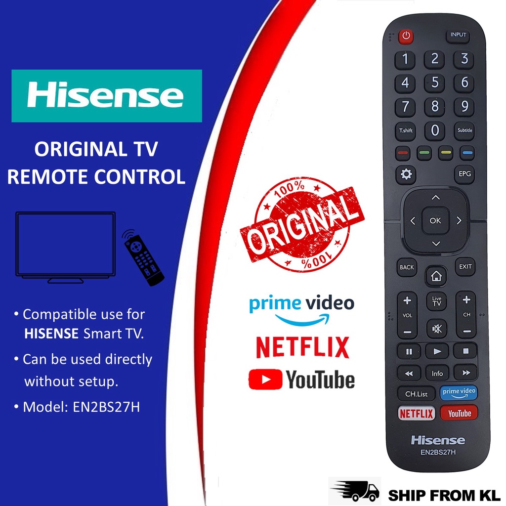 ***ORIGINAL*** HISENSE Smart TV Netflix YouTube Prime Video Original ...