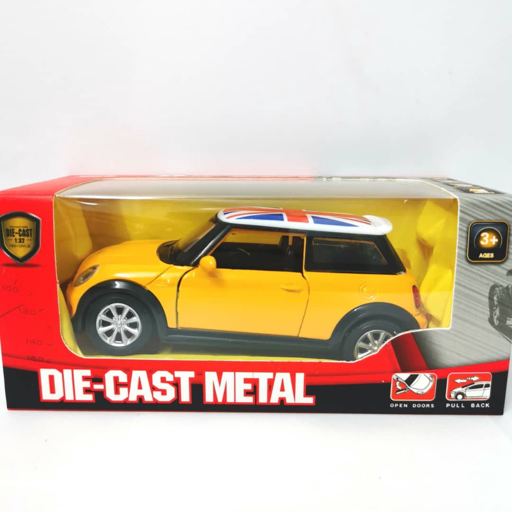 Mini cooper S r50 r53 r56 r60 die cast car model scale 1:32 with door ...