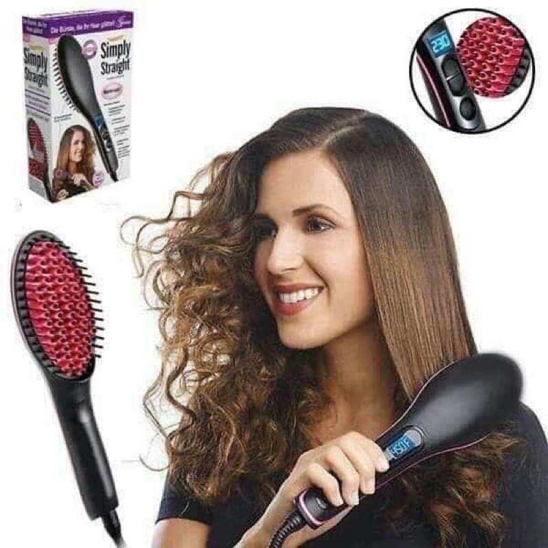 STRAIGHT ARTIFACT sikat pelurus rambut Hair straightener luruskan ...
