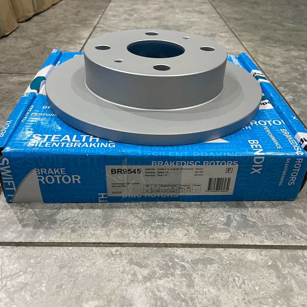 PERODUA KELISA KENARI VIVA FRONT BRAKE DISC ROTOR / ULTIMATE BENDIX ...