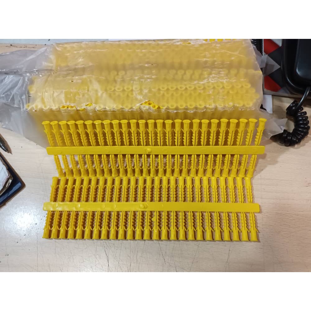 (Heavy Duty) (50pcs per unit) PVC-Link 5mm-6.5mm PVC Wall Plug pvc ...