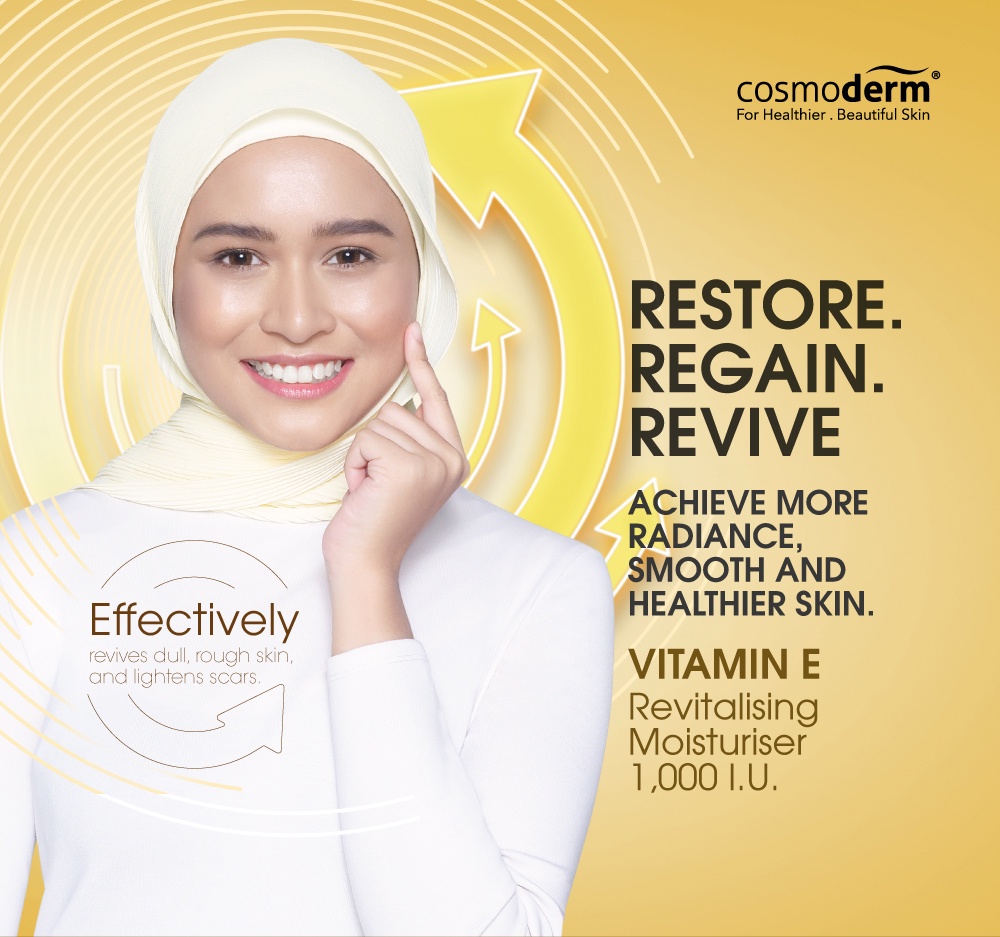 Cosmoderm Vitamin E 1,000 I.U. Revitalising Moisturiser (50ml) | Shopee ...