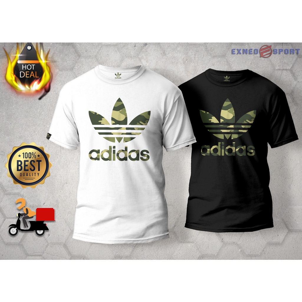 💥Kain Cotton Premium💥Baju Murah Camo Adibas Tshirt Graphic Tee | Shopee ...