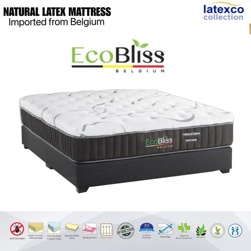 EcoBliss Serene Latex Mattress (12”) | Shopee Malaysia