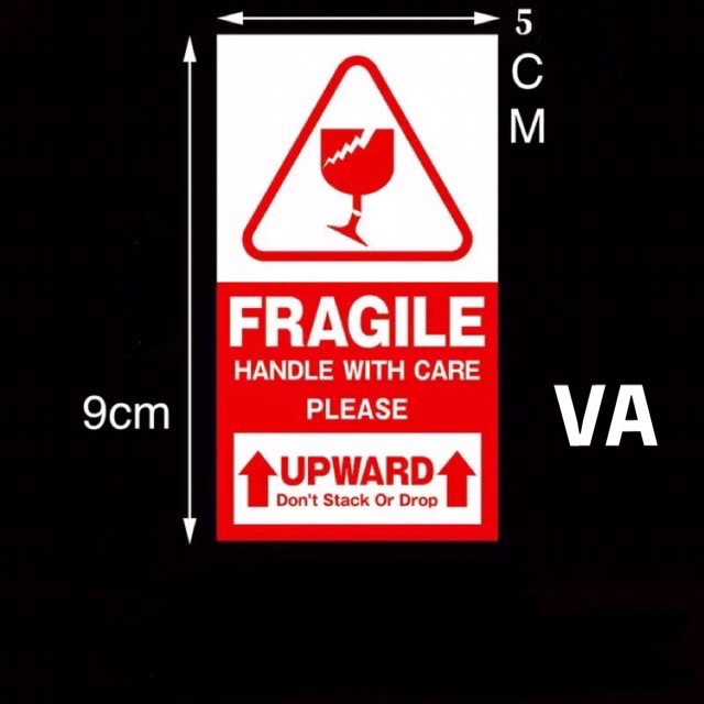 PPP Sticker Fragile Packing Logistic Handle Care Don't Fall Not ...