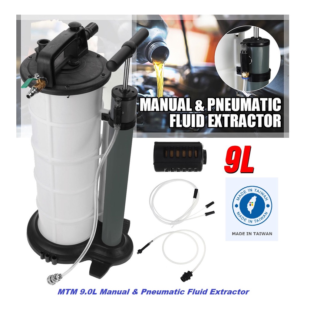 MTM 3090 Professional 9 Liters Manual & Pneumatic Fluid Extractor | Shopee Malaysia